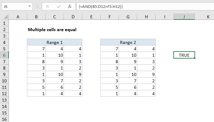 Excel Formula Multiple Cells Are Equal Exceljet excel-formula-multiple-cells-are-equal-exceljet